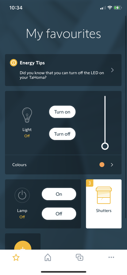 Somfy home automation boxes & TaHoma app updates